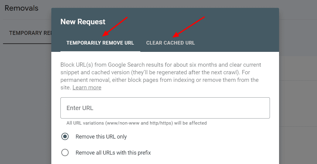 How To Easily Remove URLs From Google Search Results
